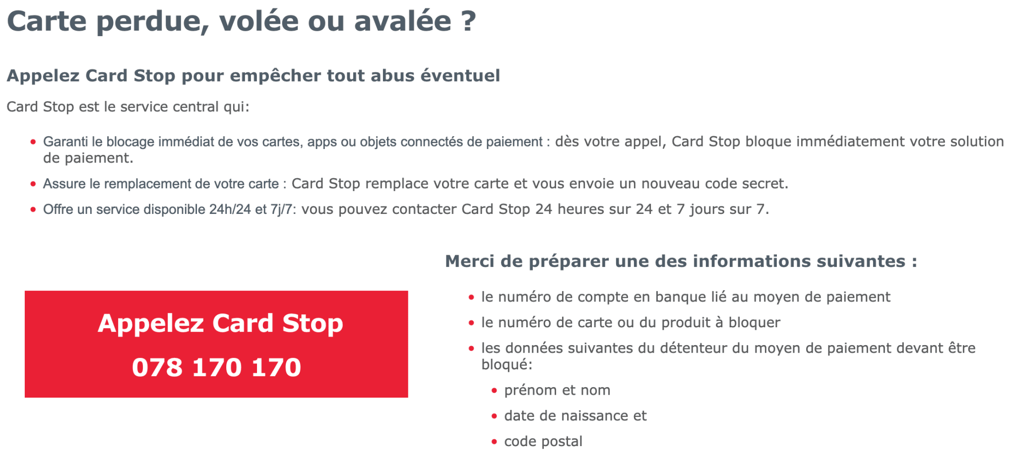 Carte Bpost perdue : Que faire, qui contacter ? - Carte perdue